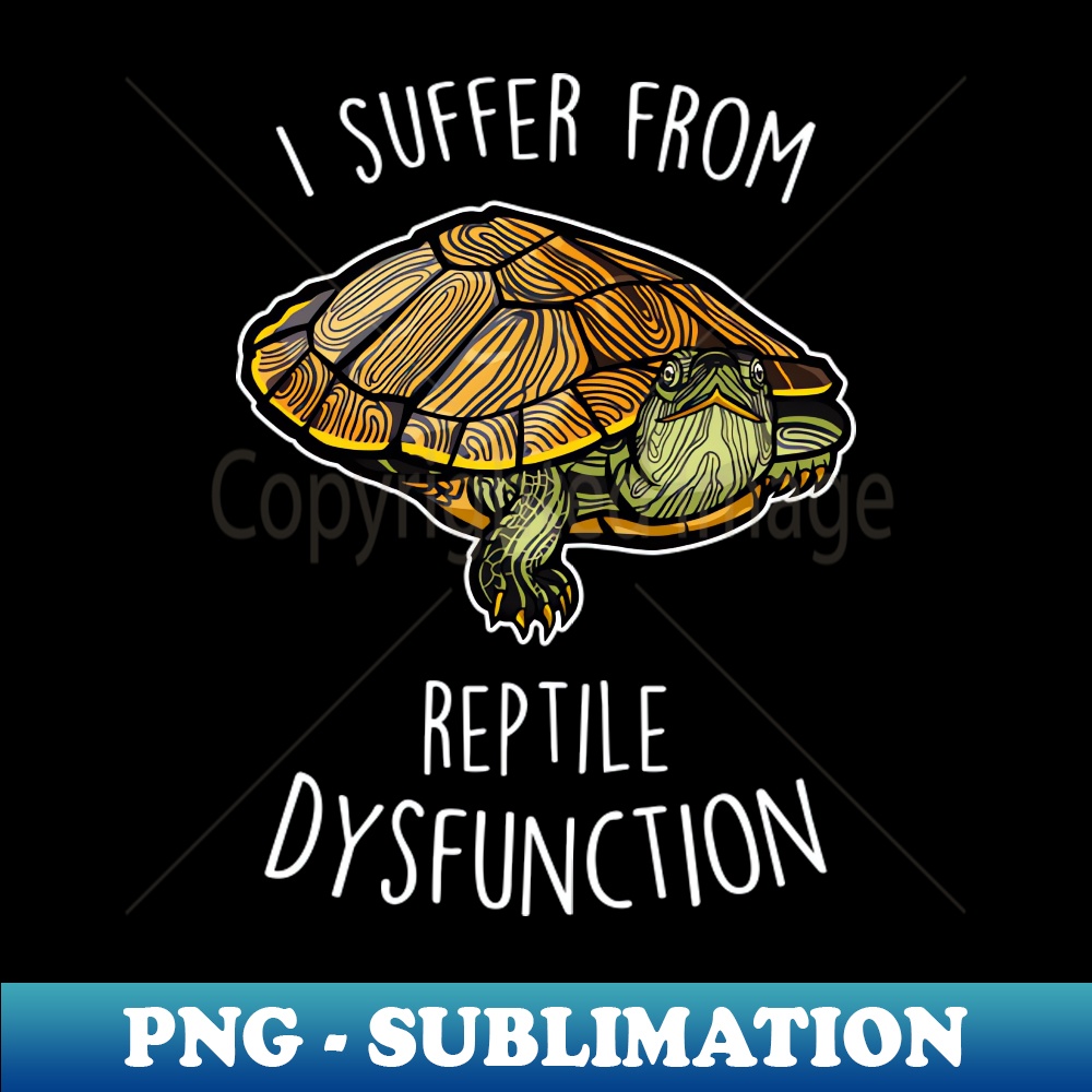 Red-eared Slider Turtle Reptile Dysfunction - Vintage Sublim - Inspire ...