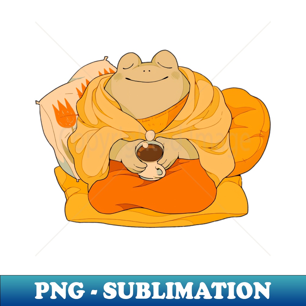 Cosy frog - PNG Transparent Digital Download File for Sublim | Inspire ...