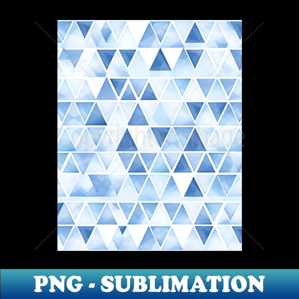 Light Blue Triangle Geometric Pattern - High-Quality PNG Sub | Inspire ...