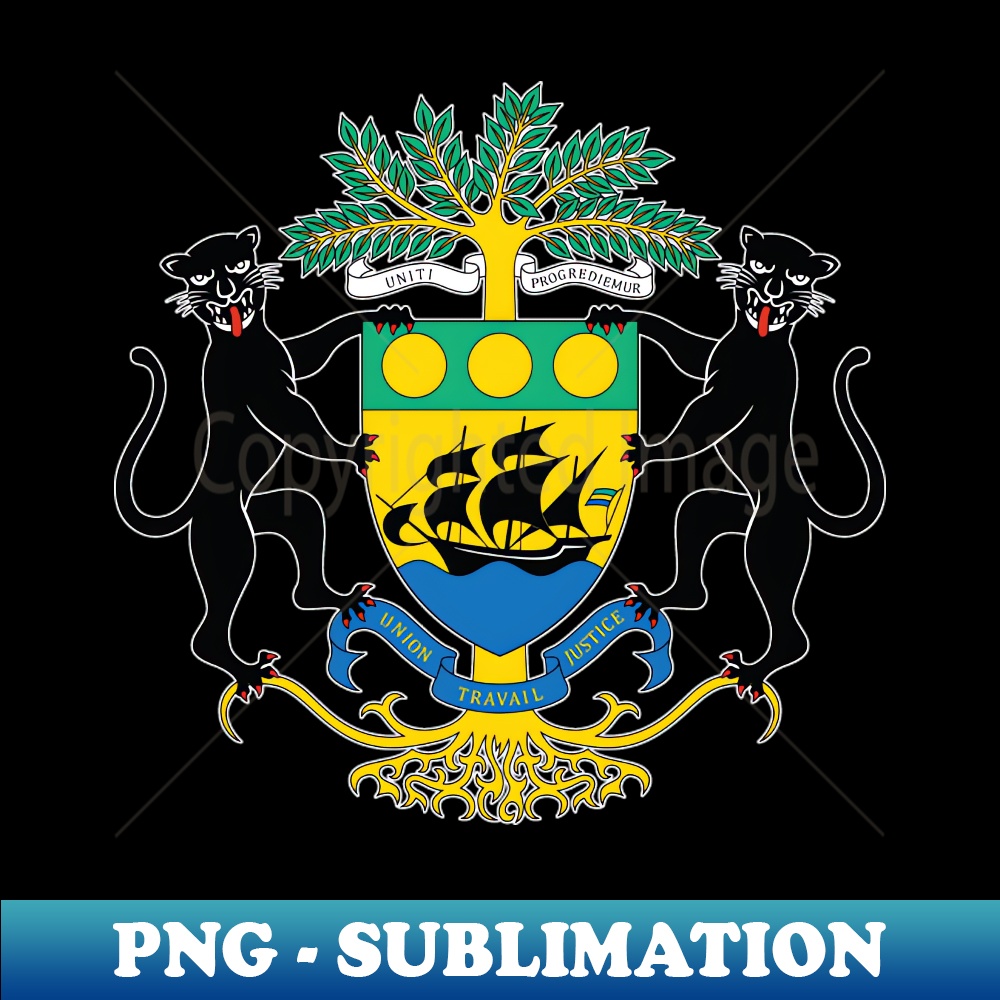 Gabon - Retro PNG Sublimation Digital Download - Bring Your - Inspire ...