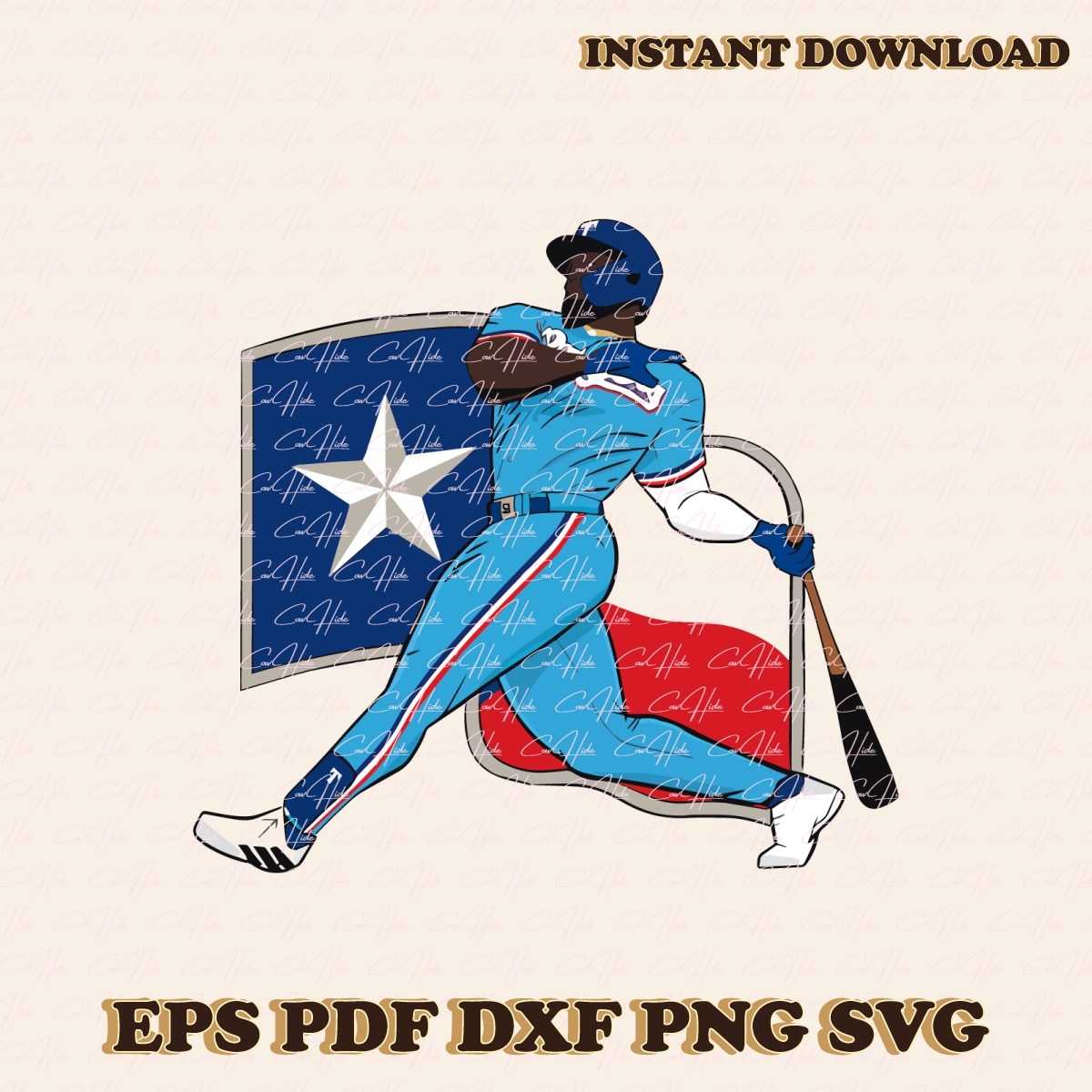 Adolis Garcia World Series ALCS MVP SVG Cricut Files - Inspire Uplift