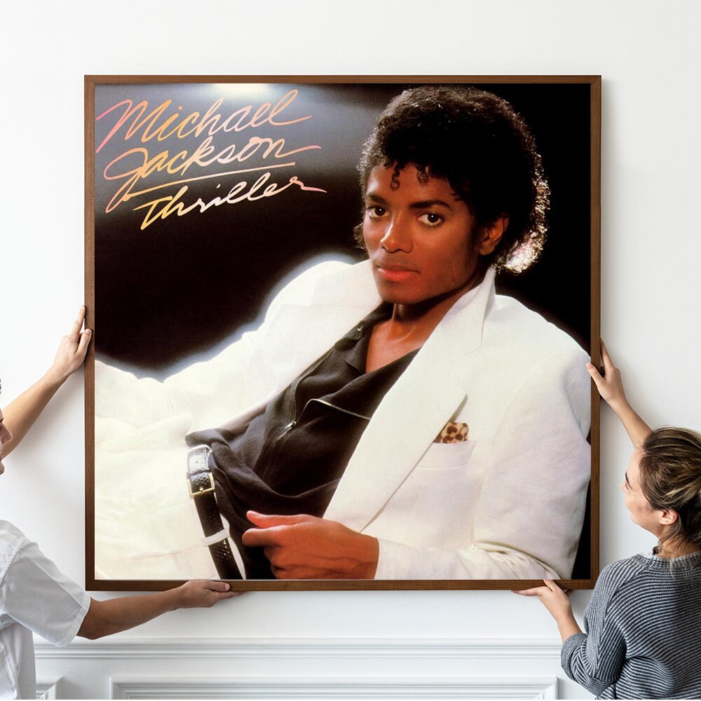 MICHAEL JACKSON THRILLER Poster - Album Cover - Music Album | Inspire ...
