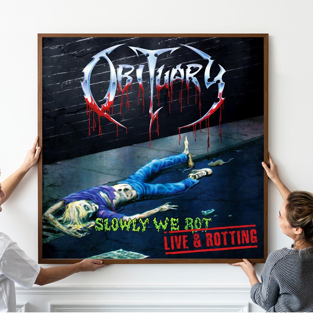 OBITUARY Slowly We Rot Poster - Album Cover - Music Album - | Inspire ...