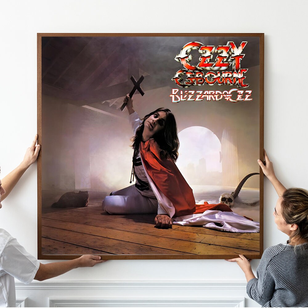 OZZY OSBOURNE Blizzard Of Ozz Poster - Album Cover - Music A | Inspire Uplift