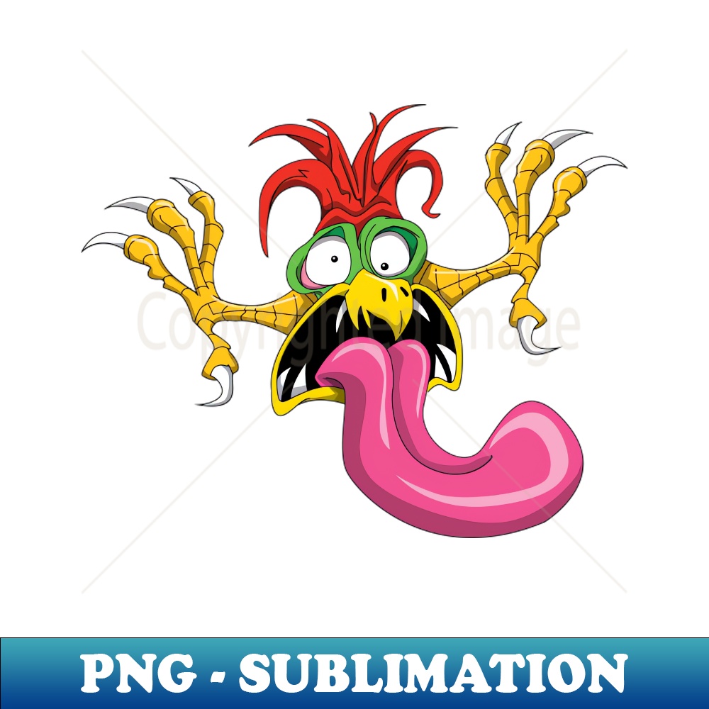 Avian Monster - Vintage Sublimation PNG Download - Defying t - Inspire ...