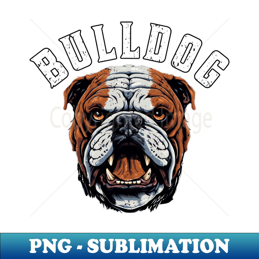 BullDog Dog Love Retro Texture - PNG Transparent Sublimation | Inspire ...