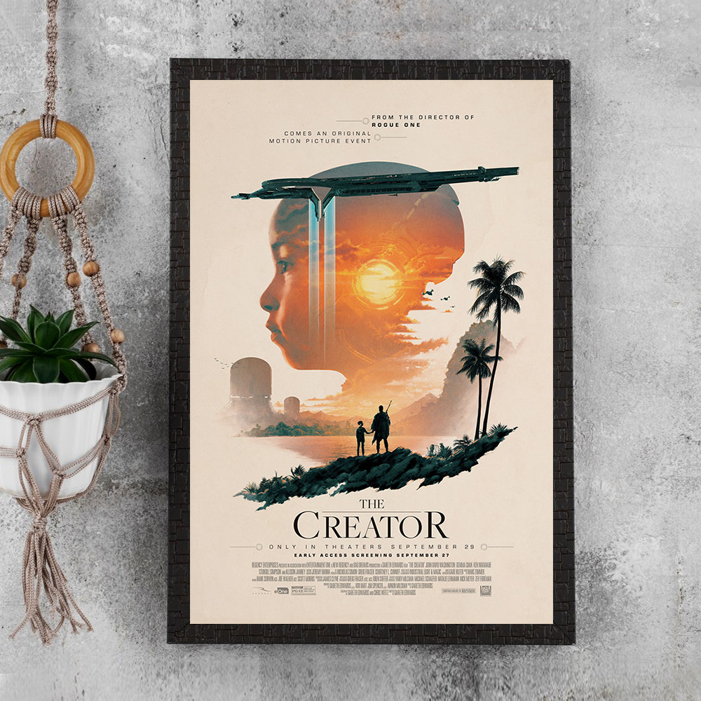 The Creator Movie Poster - Waterproof Canvas Poster - Movie - Inspire ...