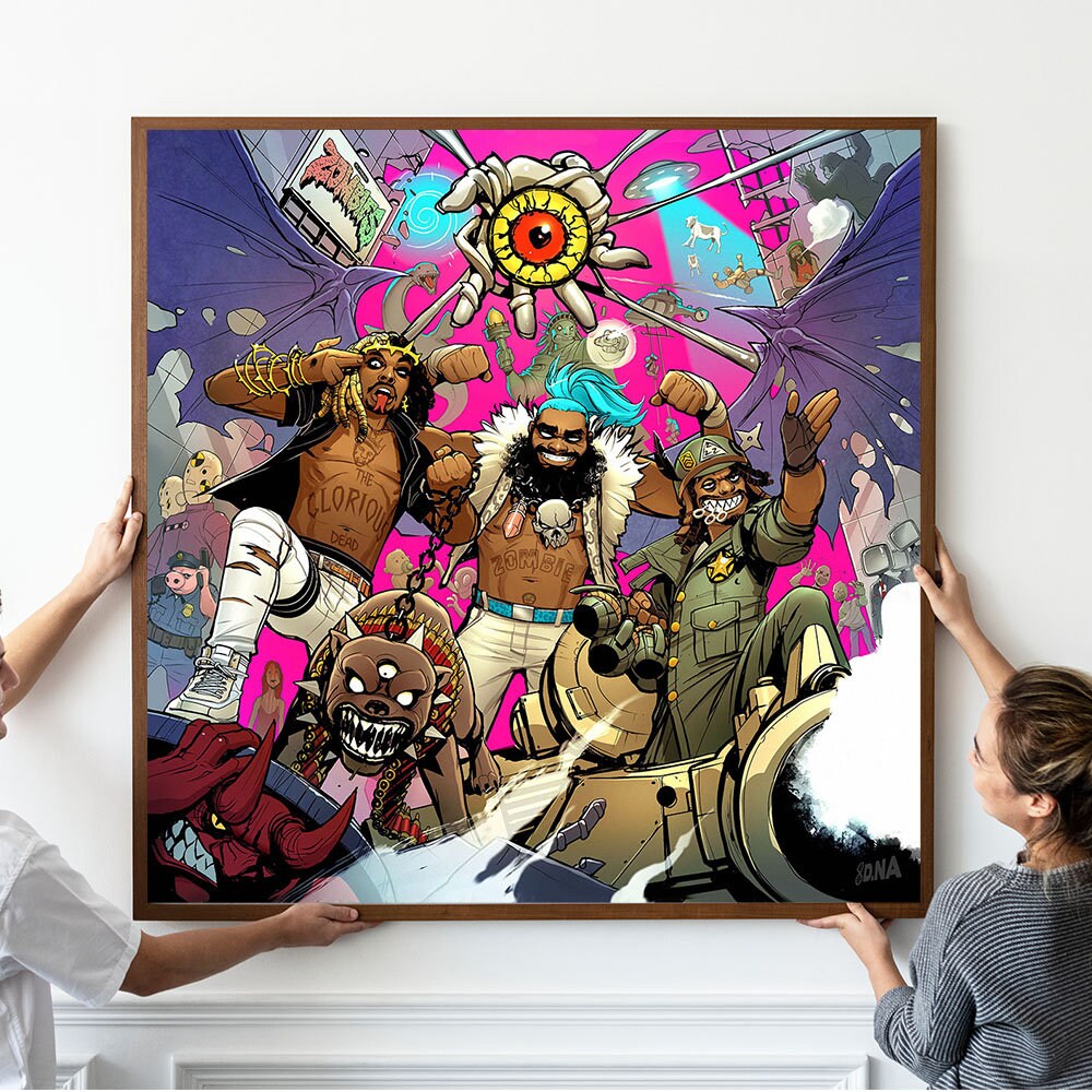 Flatbush Zombies 3001 A Laced Odyssey Poster - Album Cover - | Inspire ...