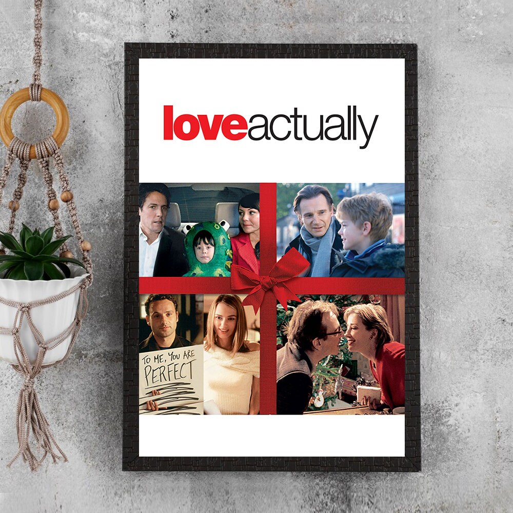 Love, Actually Movie Poster - Waterproof Canvas Film Poster | Inspire ...