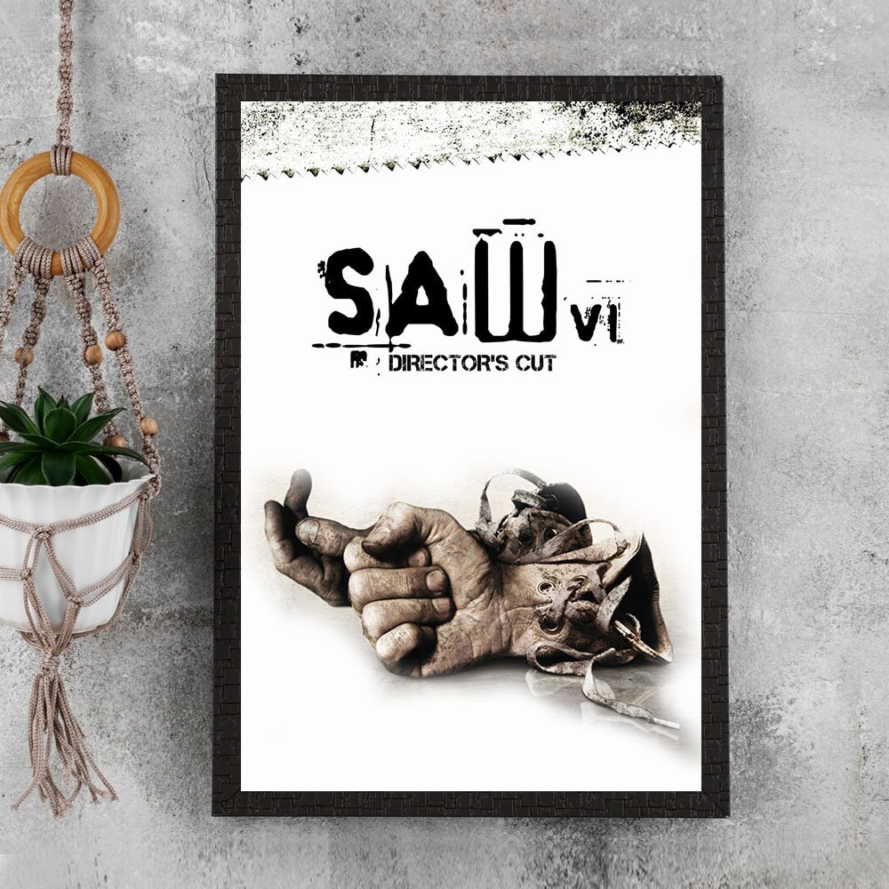 Saw Movie Poster - Waterproof Canvas Film Poster - Movie Po - Inspire ...