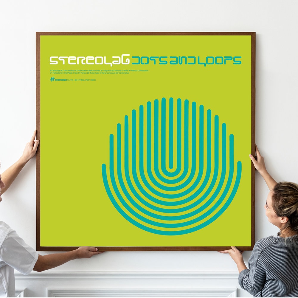 Stereolab Dots and Loops Poster - Art Poster Gift - Unframed | Inspire ...