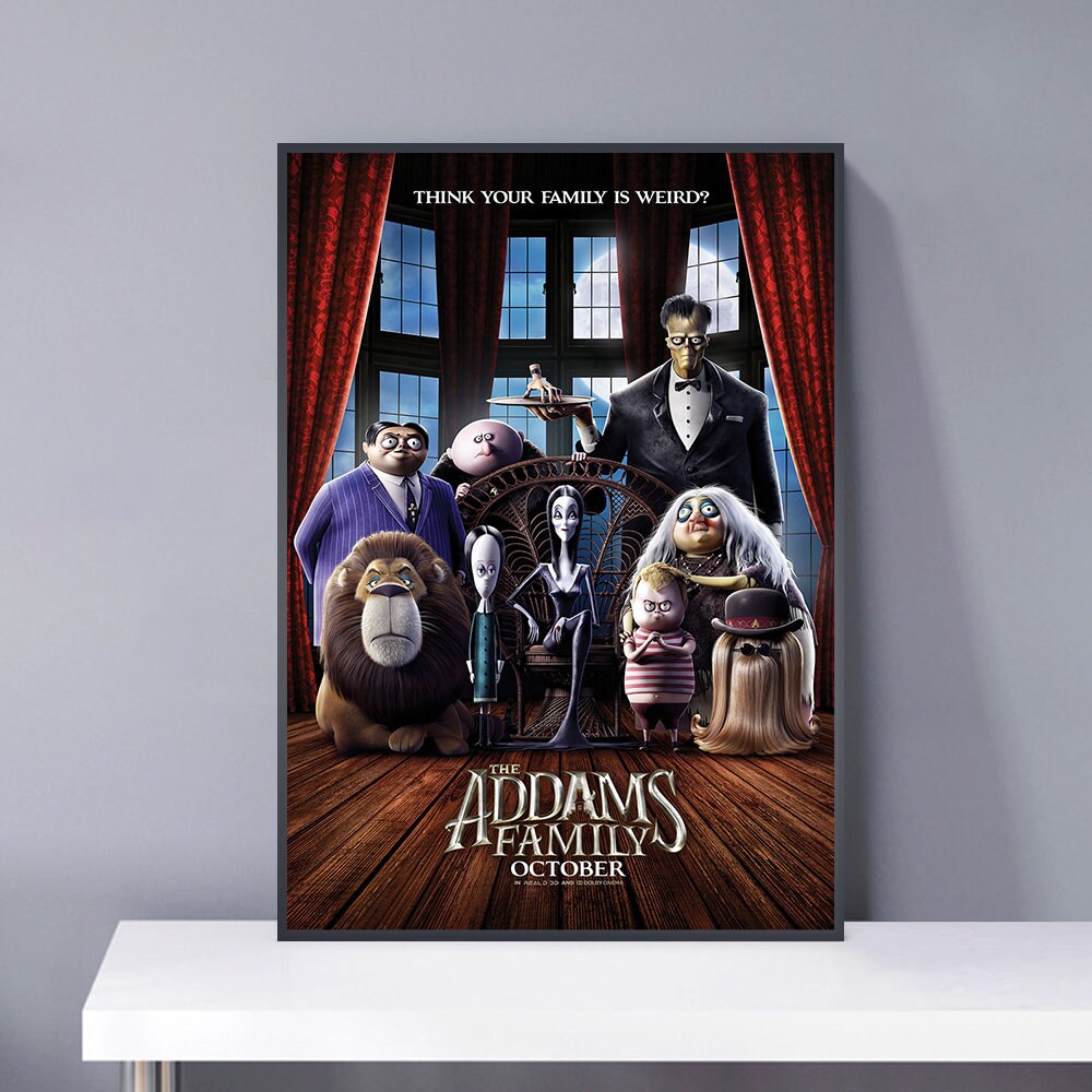 The Addams Family Movie Poster PVC package waterproof Canvas - Inspire ...