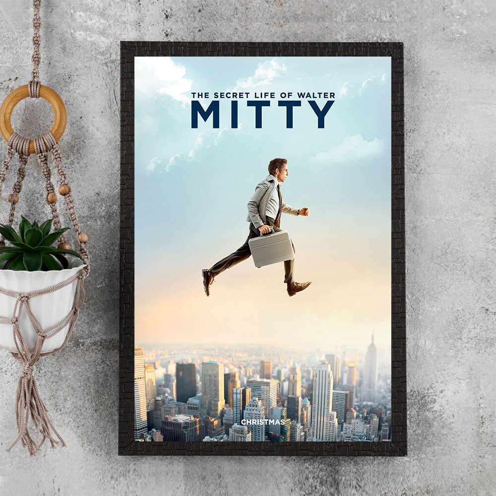 The Secret Life of Walter Mitty Movie Poster - Waterproof Ca | Inspire ...