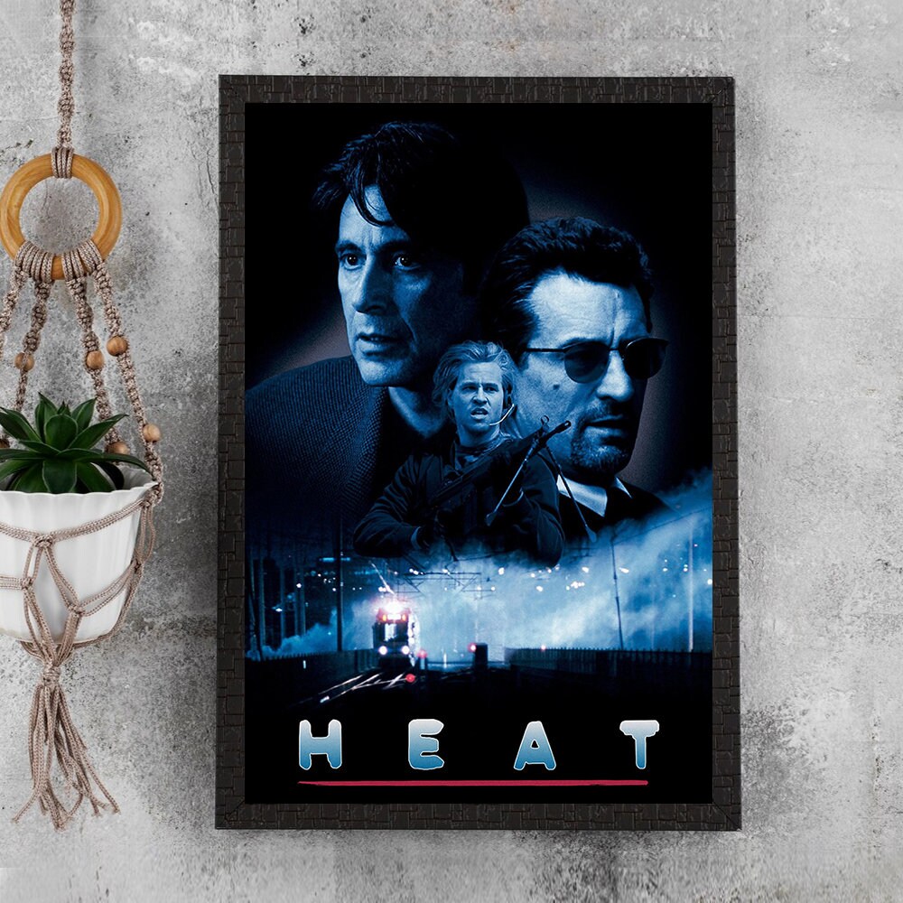 Heat 1995 Movie Poster - Waterproof Canvas Film Poster - Mov | Inspire ...