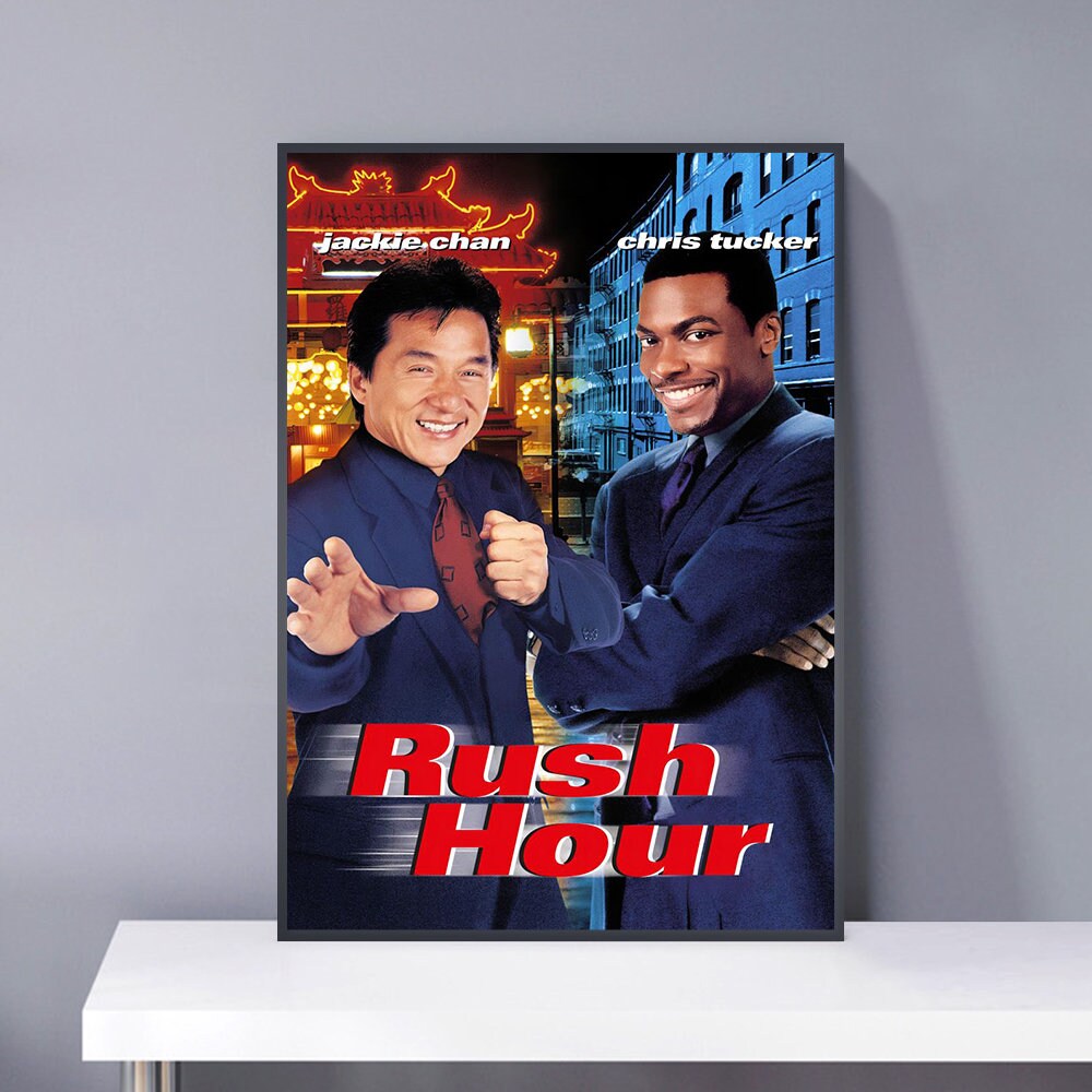 Rush Hour Jackie Chan 1998 Movie Poster PVC package waterpro | Inspire ...