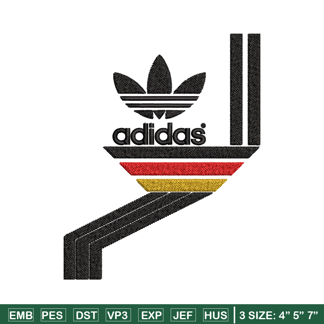 Adidas design Embroidery Design, Adidas Embroidery, Brand Em | Inspire ...