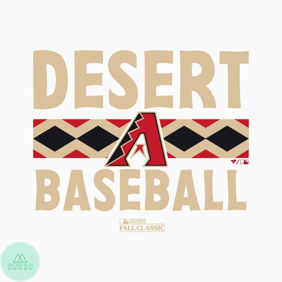 Desert Baseball Arizona Diamondbacks World Series SVG File | Inspire Uplift