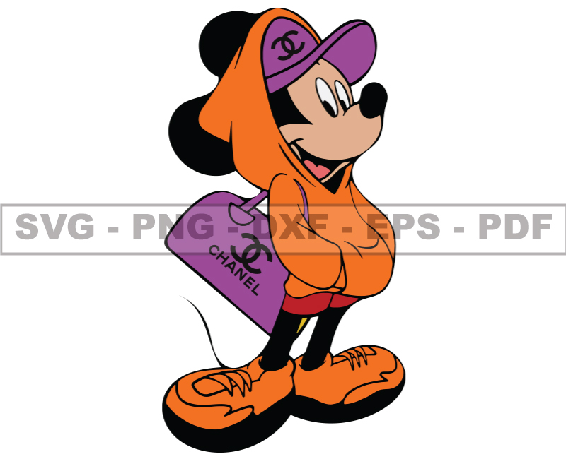 Chanel Mickey Mouse Svg, Chanel Svg,Chanel Logo Svg,Fashion - Inspire ...