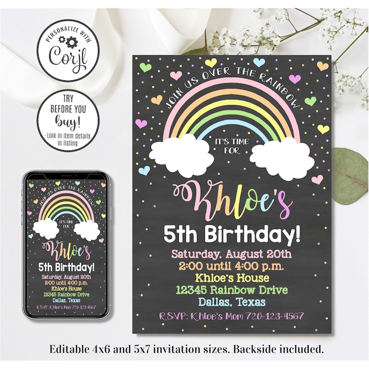 Editable Sushi Invitation, Sushi Birthday Invitation, Adult | Inspire ...