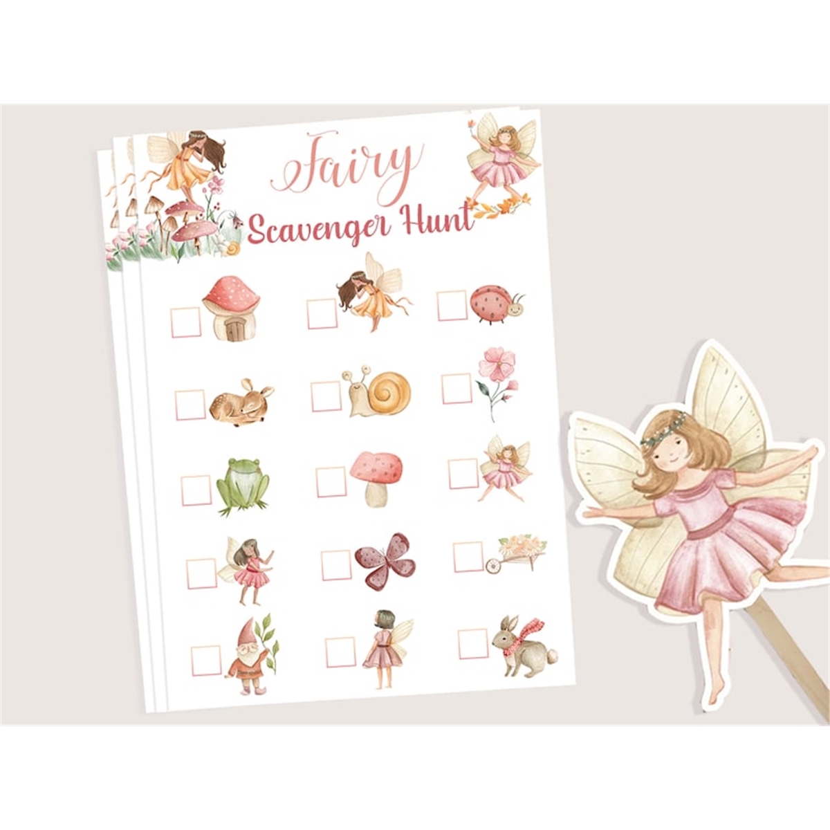 Fairy Scavenger Hunt Fairy Garden Birthday Party Games Encha | Inspire ...