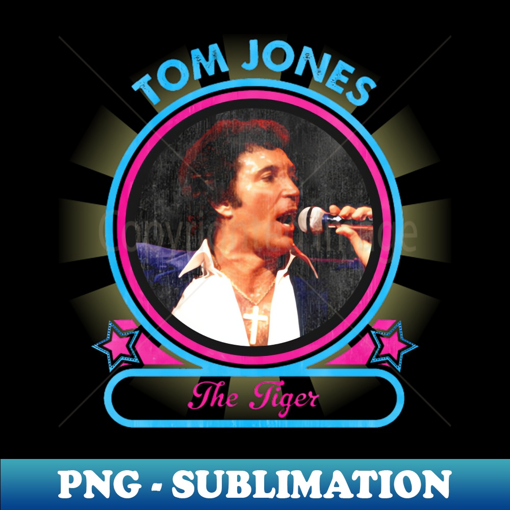 Tom Jones The Tiger - Exclusive PNG Sublimation Download - C | Inspire ...