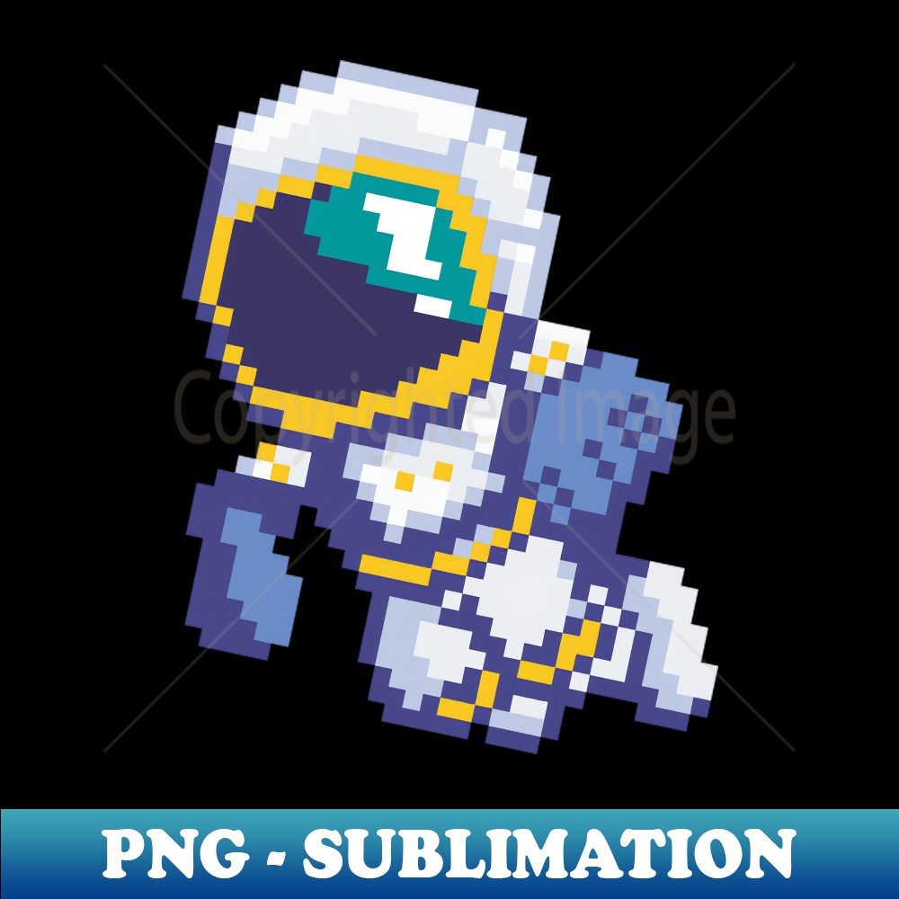 8 Bit Pixel Astronaut Space Galaxy Science Retro 80s - Profe - Inspire ...
