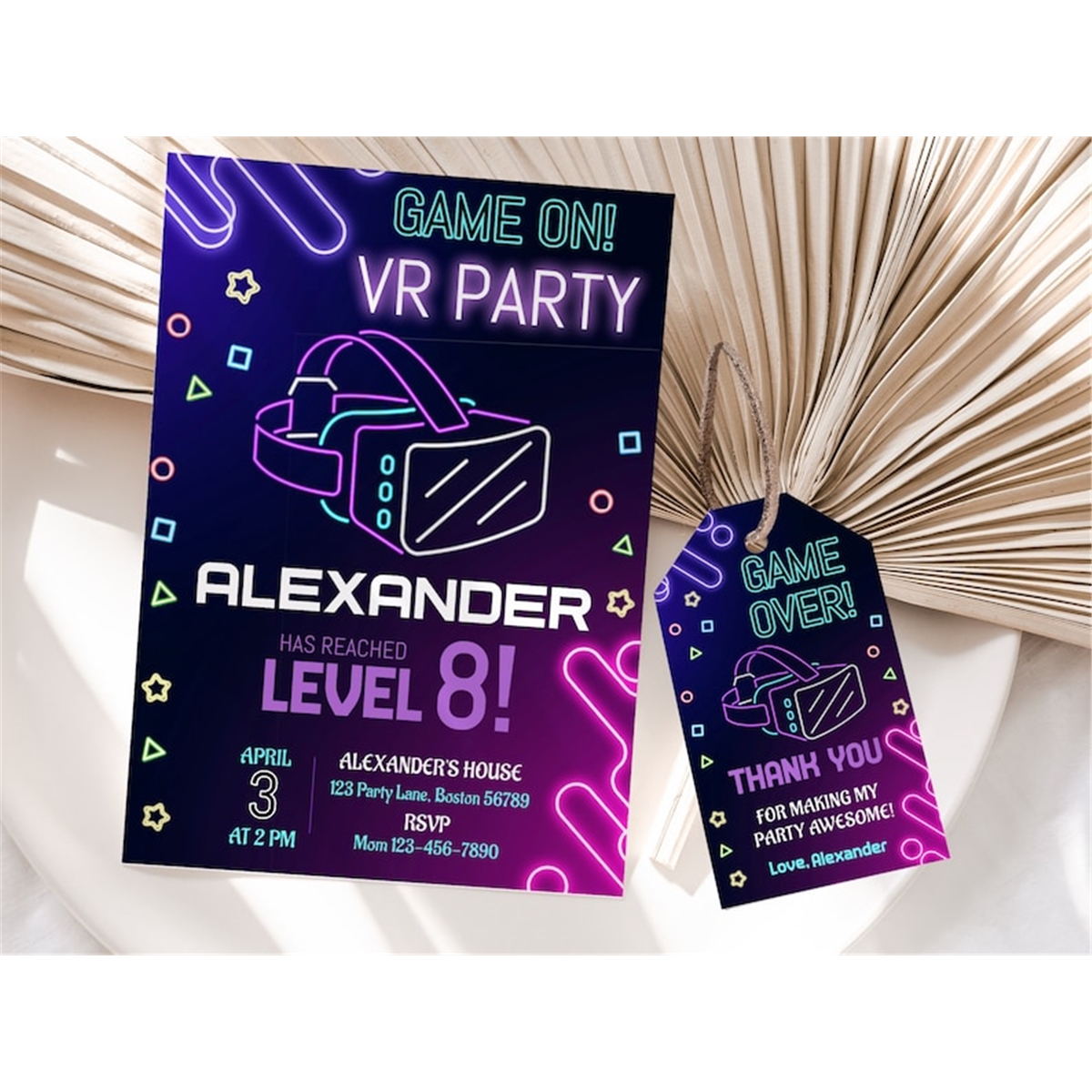 Virtual Reality Invitation VR Party Invitation VR Birthday I | Inspire ...