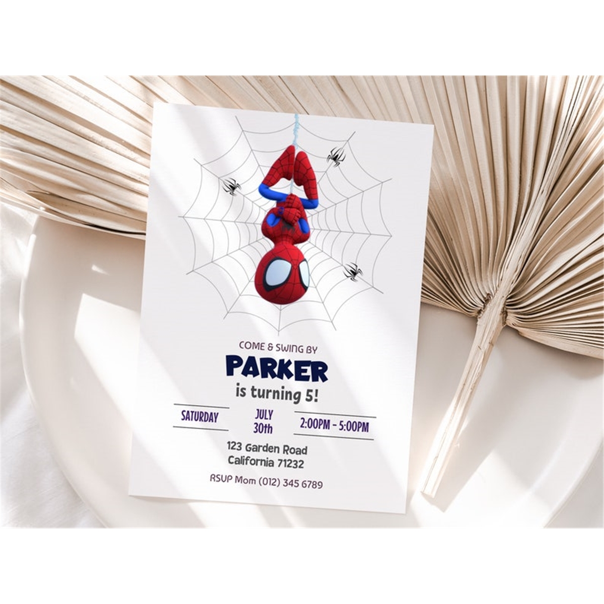 Spidey Invite Spidey and his Amazing Friends Birthday Party | Inspire ...