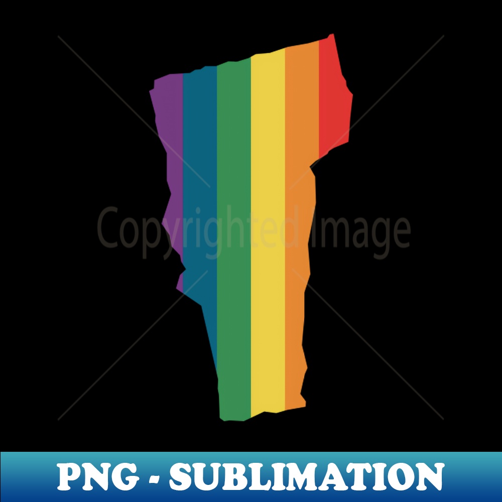 Vermont State Rainbow - PNG Sublimation Digital Download - P | Inspire ...