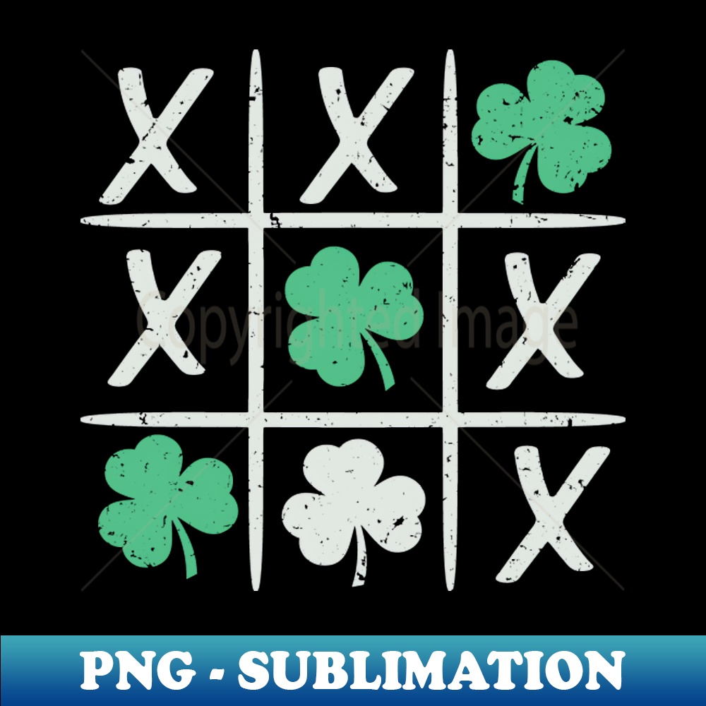 St Patricks Day Tic-Tac-Toe Lucky Shamrock - Exclusive Subli | Inspire ...