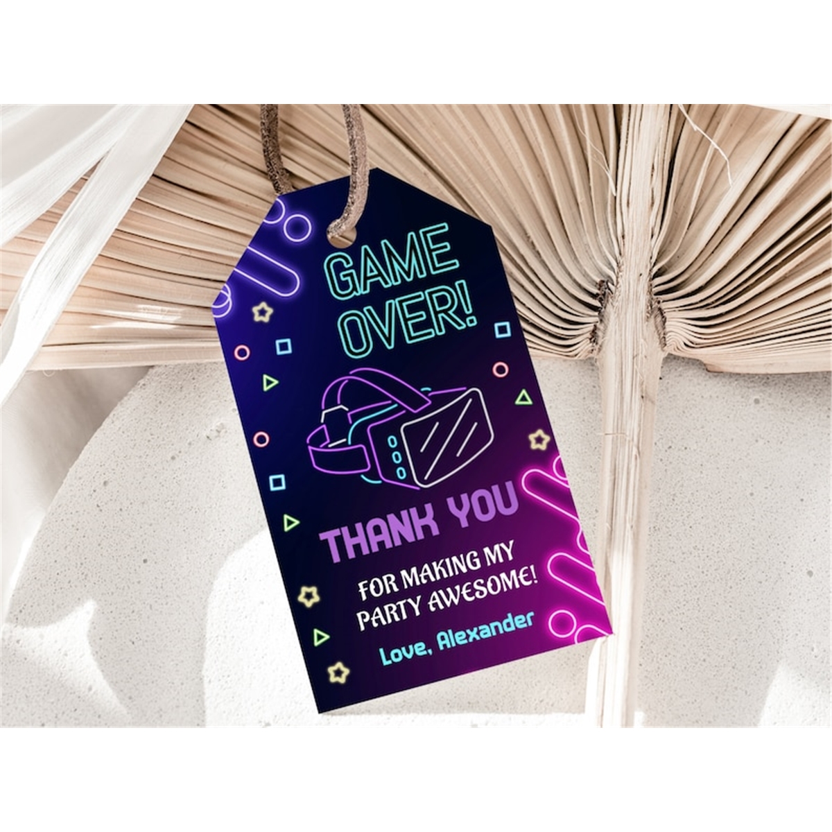 Virtual Reality Favor Tags VR Party Tags VR Birthday Tags Ga | Inspire ...