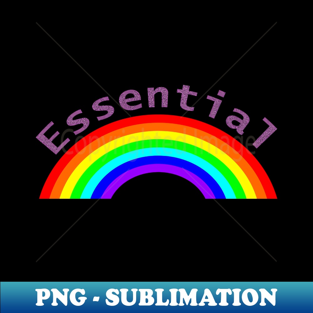 Rainbow Essential - Digital Sublimation Download File - Fash | Inspire ...