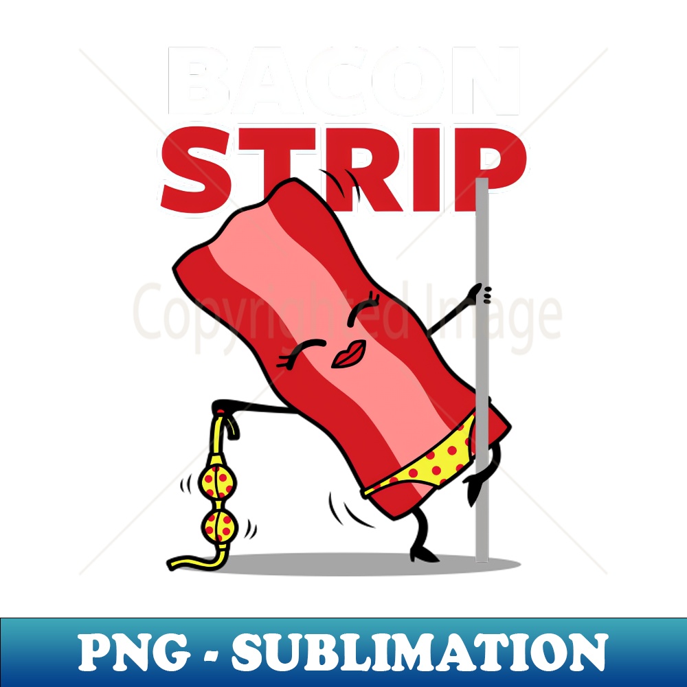 Funny Cute Kawaii Bacon Stripping Bacon Strip for Bacon Love | Inspire ...