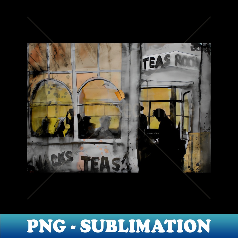 The tea room - Sublimation-Ready PNG File - Bold & Eye-catch - Inspire ...