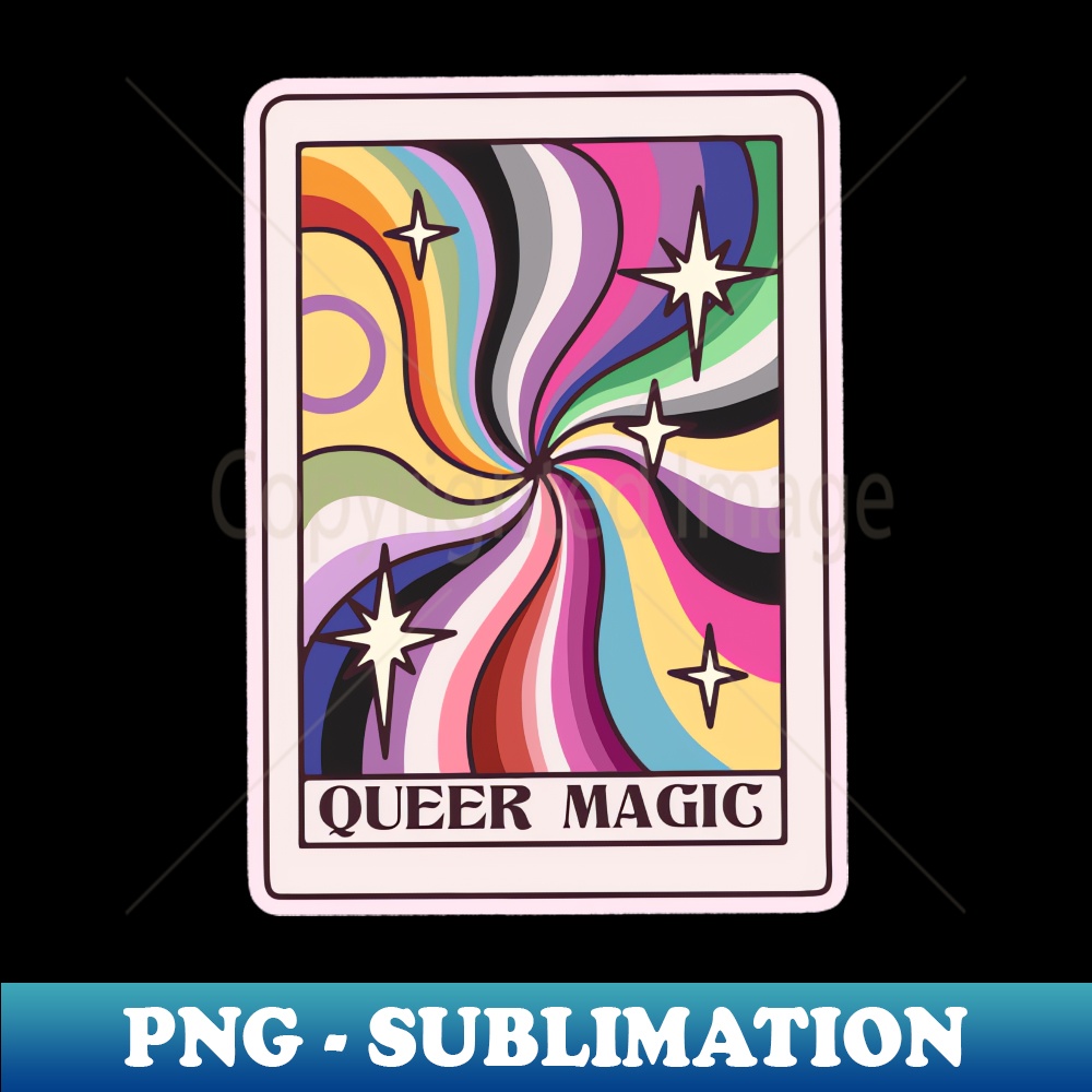 Queer Magic tarot card - Digital Sublimation Download File - - Inspire ...