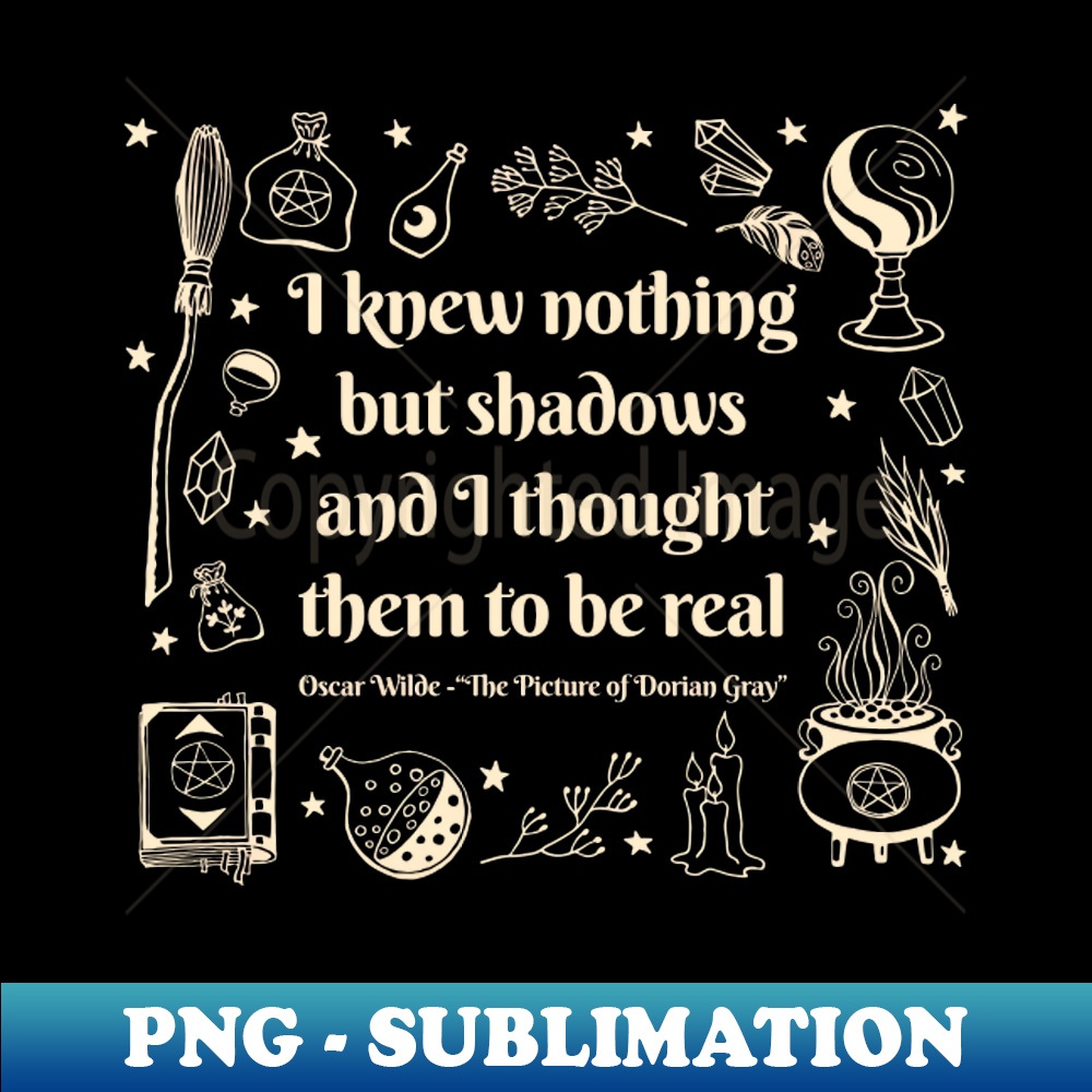 Oscar Wilde - shadows - PNG Transparent Digital Download Fil - Inspire ...