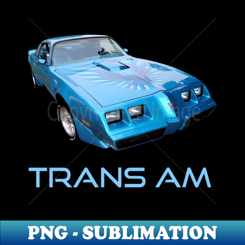1979 Trans Am - Atlantis Blue - Artistic Sublimation Digital - Inspire ...