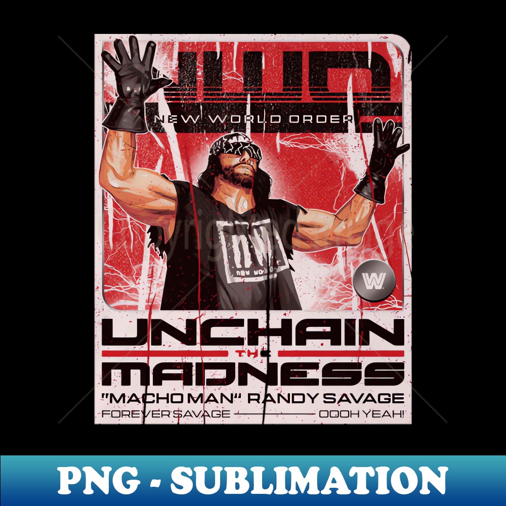 Macho Man nWo Card - Instant Sublimation Digital Download - | Inspire ...
