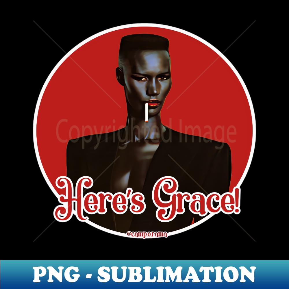 Grace Jones - Instant Sublimation Digital Download - Vibrant | Inspire ...