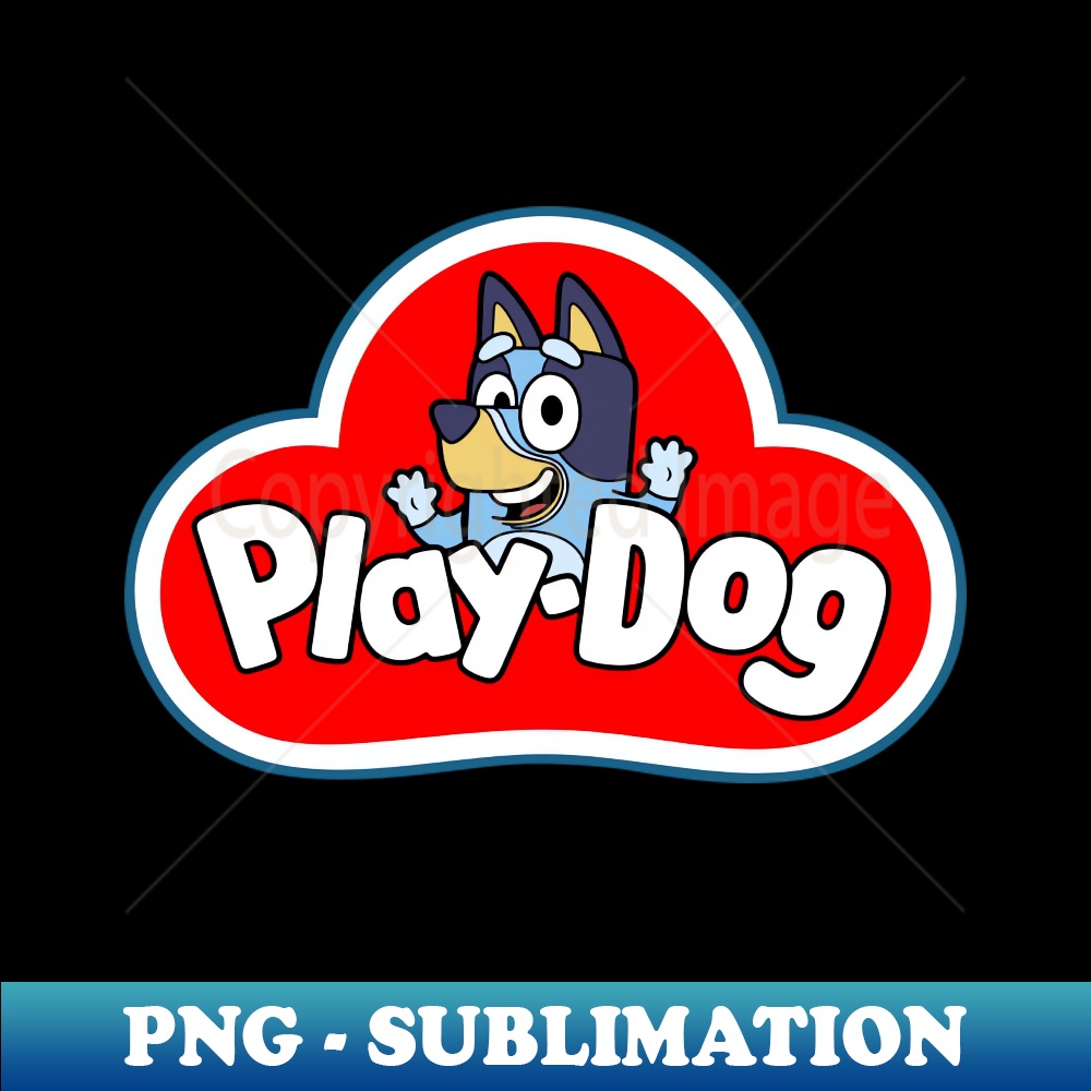 Play- Dog Cute Blue Dog Cartoon Logo Parody For Kids - Profe | Inspire ...