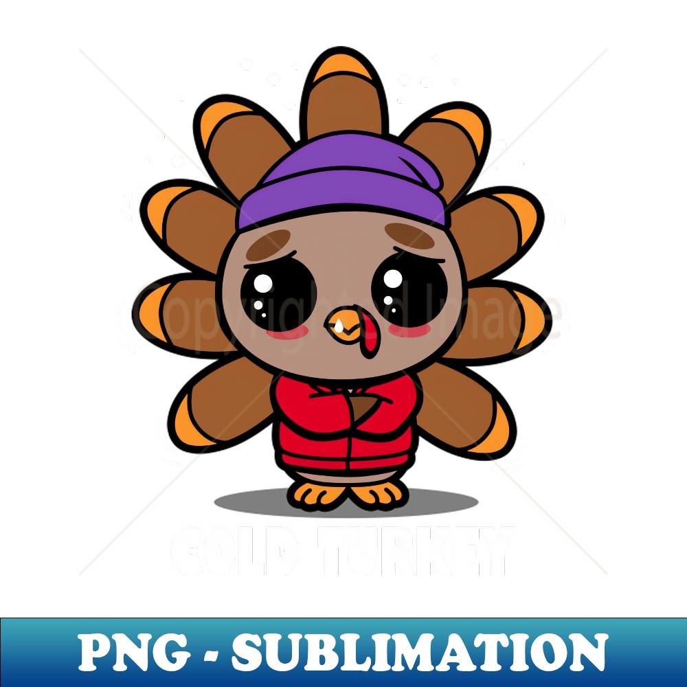 Cold Thanksgiving Turkey Funny Kawaii Cute Cartoon - Modern | Inspire ...