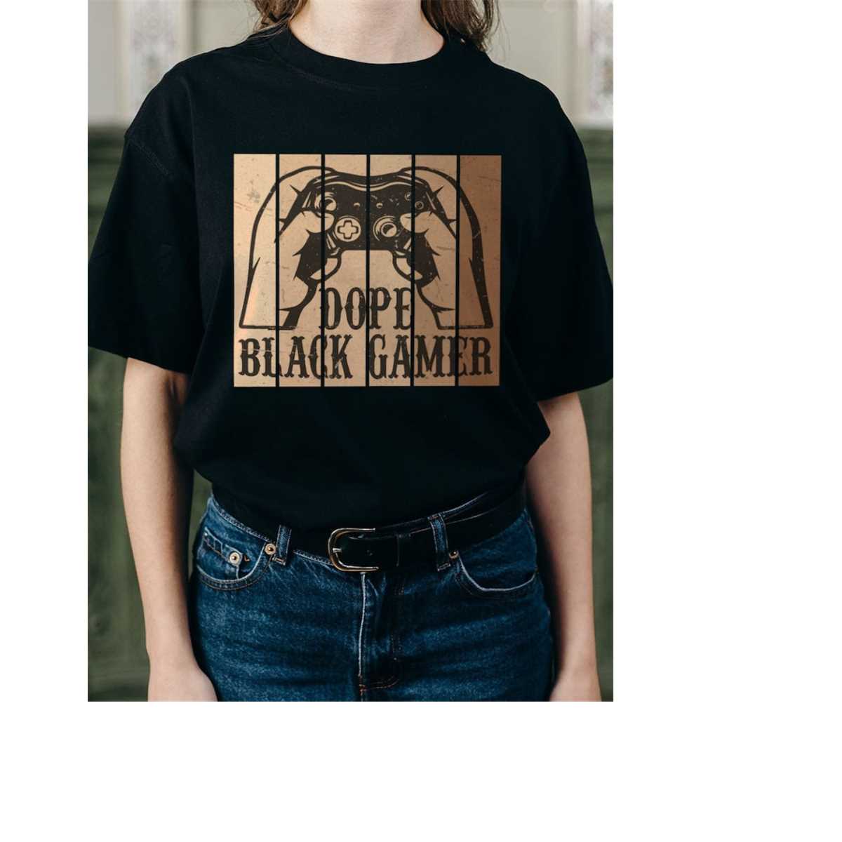 Vintage Dope Black Gamer Black History Month Gaming Lover PN - Inspire ...