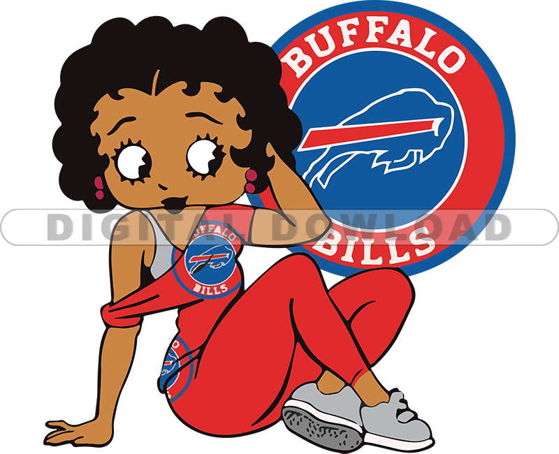 Buffalo Bills Betty Boop Svg, NFL Svg, Girl Sport Svg, Footb - Inspire ...