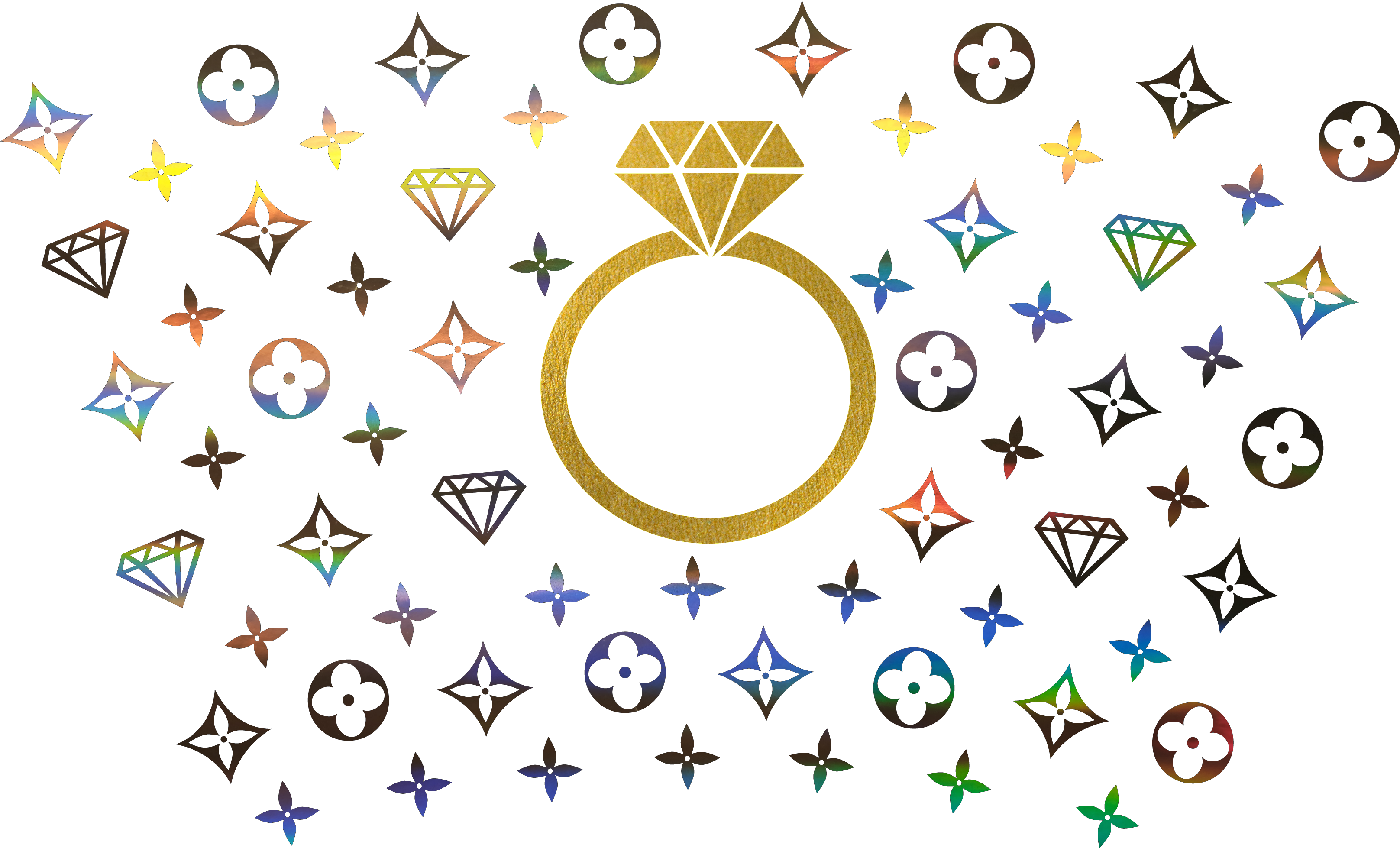 LV Ring Cold svg, Starbucks Wrap Luxury svg, Starbucks Wrap | Inspire ...