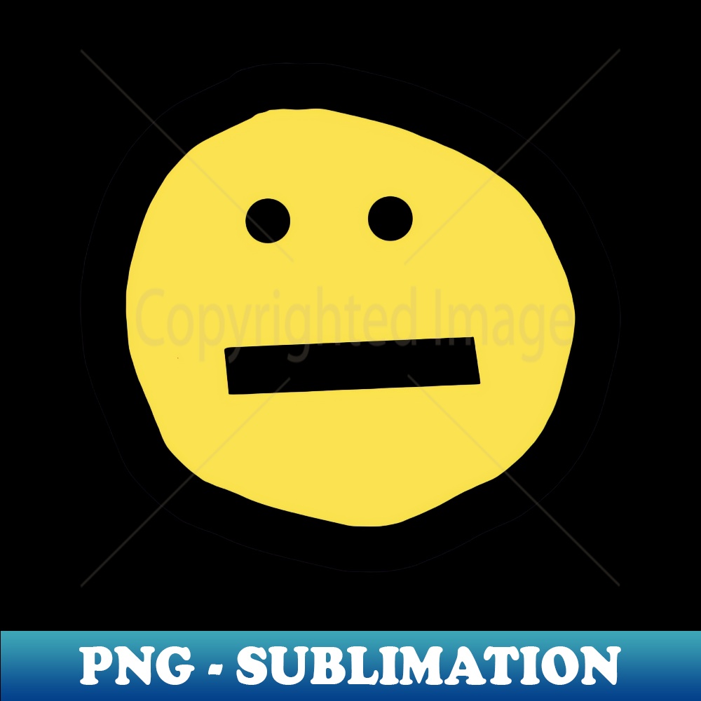 I Dont Know How I Feel Neutral Smiley Face - Signature Subli | Inspire ...