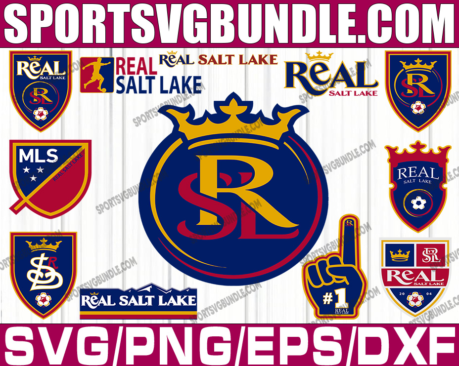 Bundle 12 Files Real Salt Lake Soccer Team svg, Real Salt La - Inspire ...