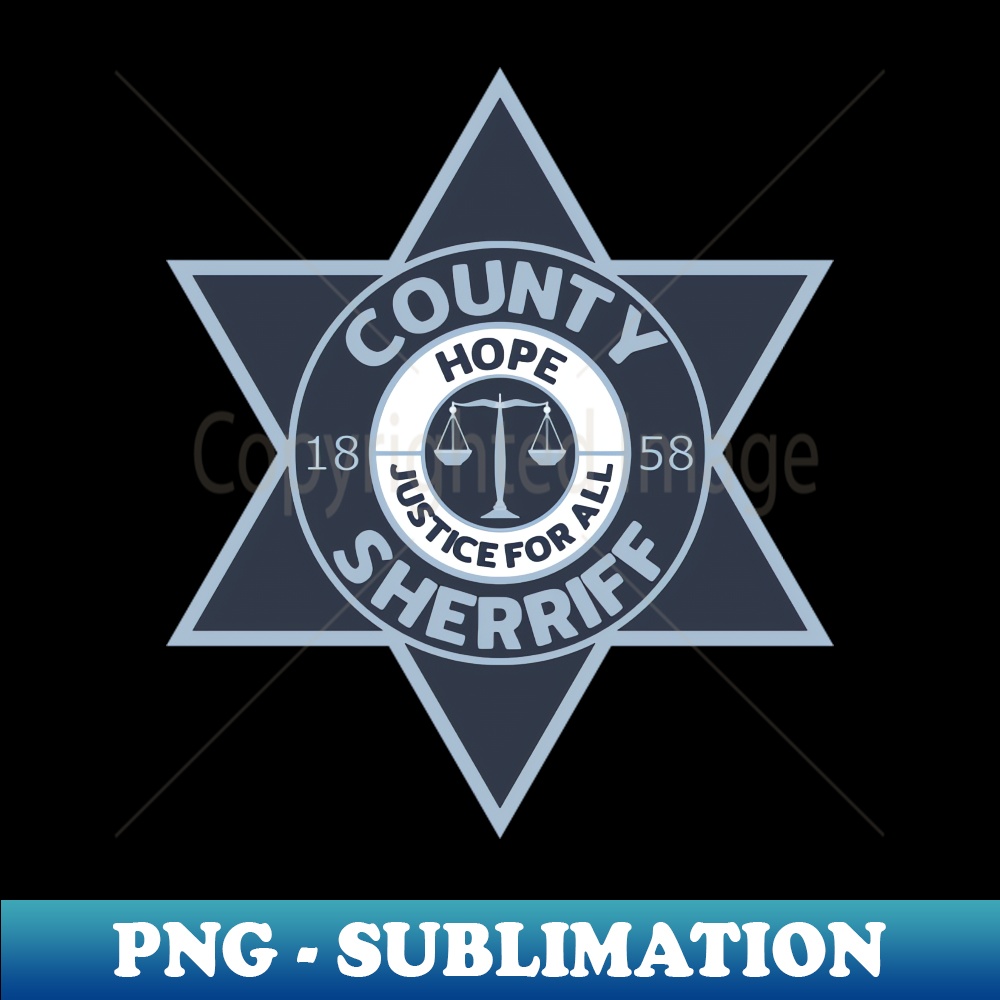 First Blood - Sheriffs Car Emblem - Instant Sublimation Dig - Inspire ...