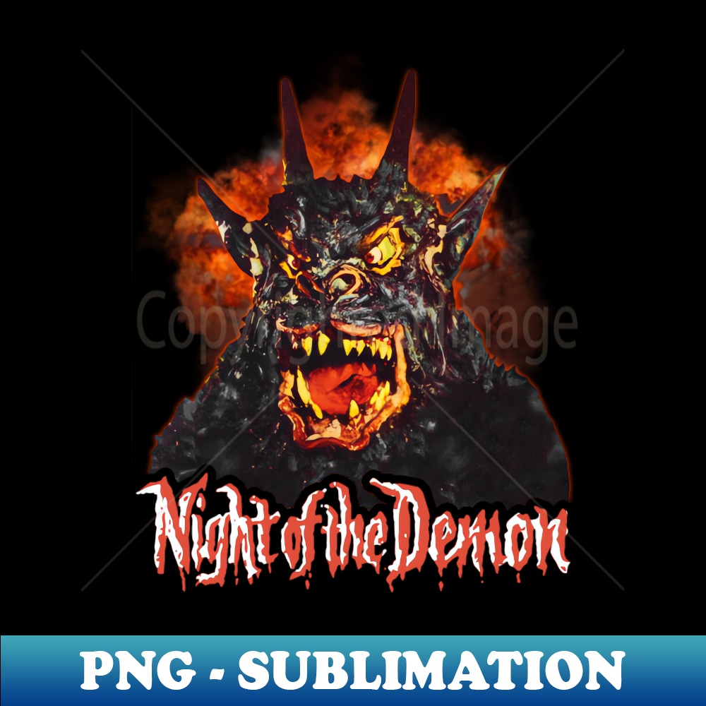 Night of the Demon Retro Cult Classic Horror Fan Art - Exclu | Inspire ...