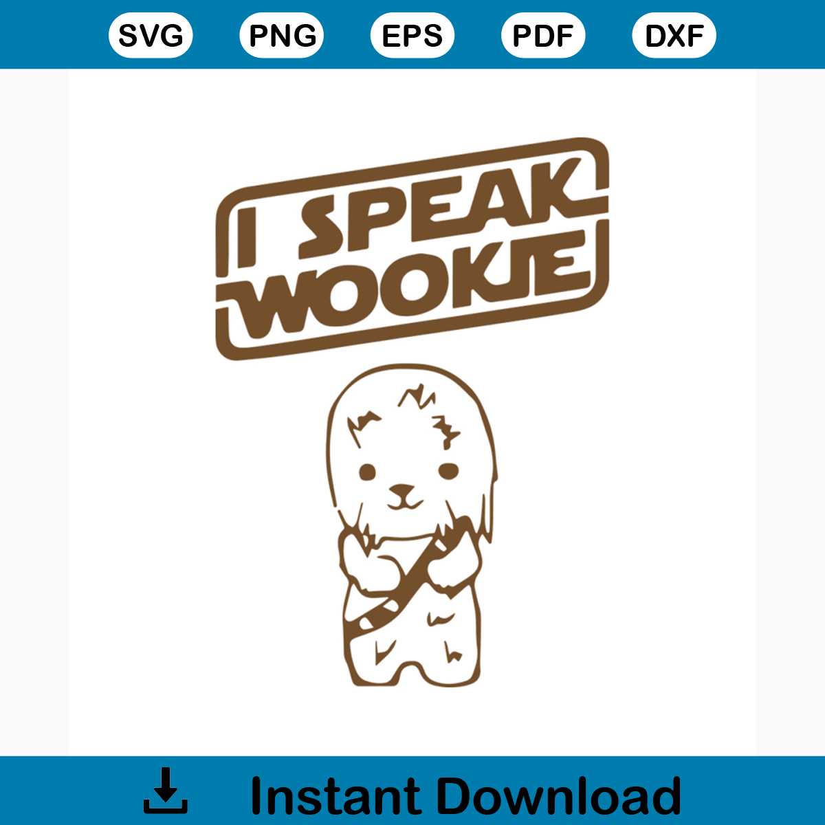 I speak wookie svg, trending svg, star wars svg, wookie svg, | Inspire ...
