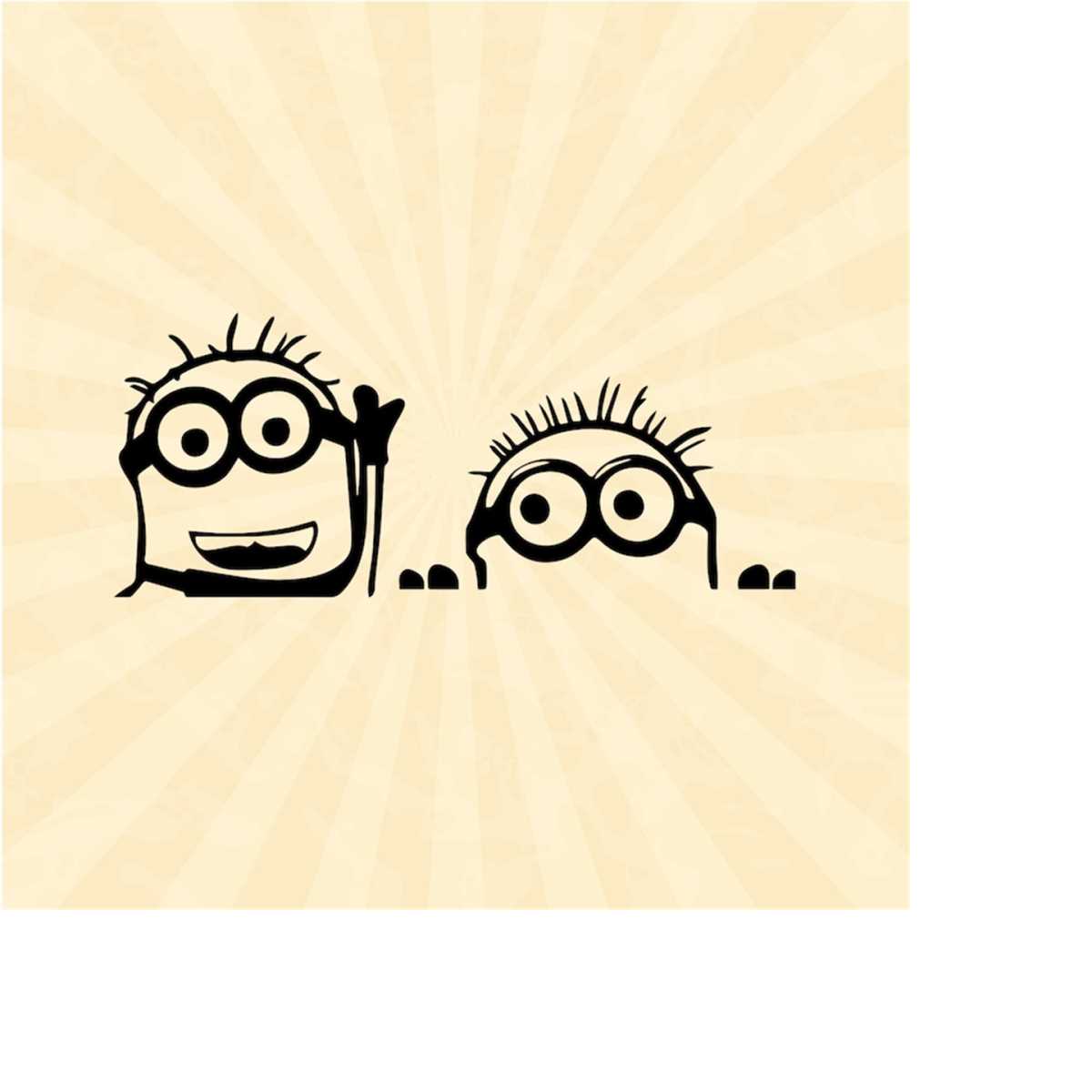 Minions svg, Despicable me Svg Vinyl Cut File, Svg, Pdf, Jpg - Inspire ...